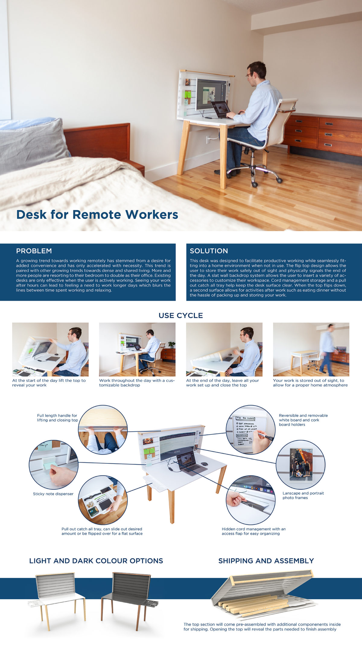 Desk for Remote Workers - ACIDO